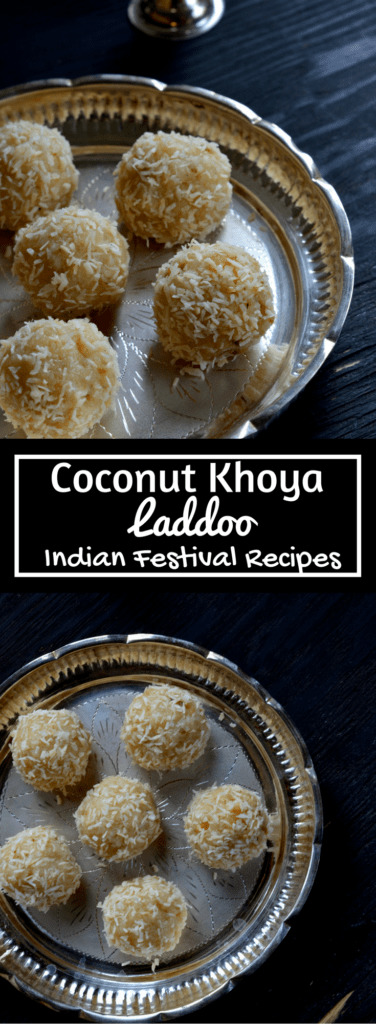 Coconut Khoya Laddoo - Cooking Curries
