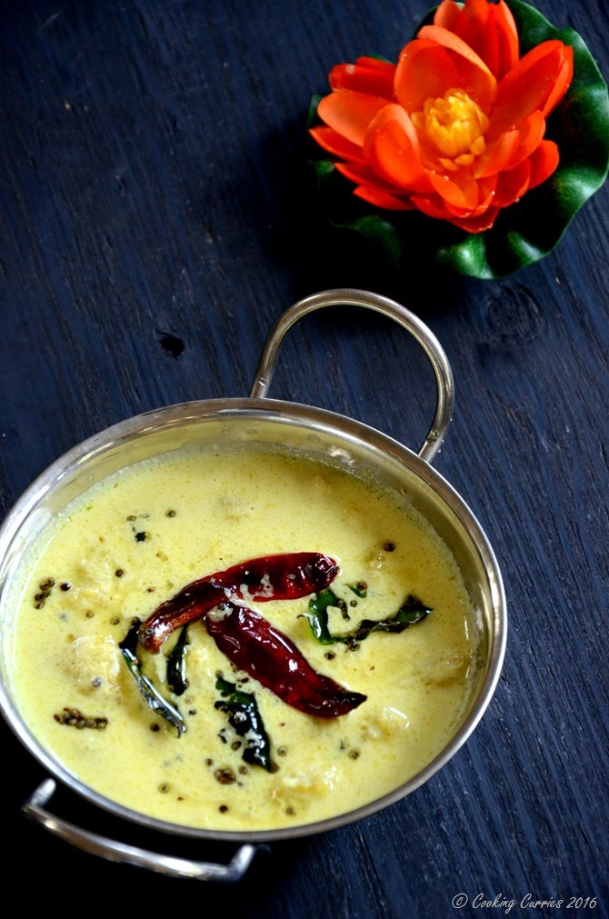 Pazham Pulisseri - Ripe Plantains in a Spiced Coconut Yogurt Sauce ...