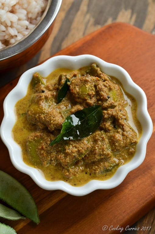 Avarakka Theeyal - Broad Beans in a Coconut Tamarind Sauce - Cooking ...