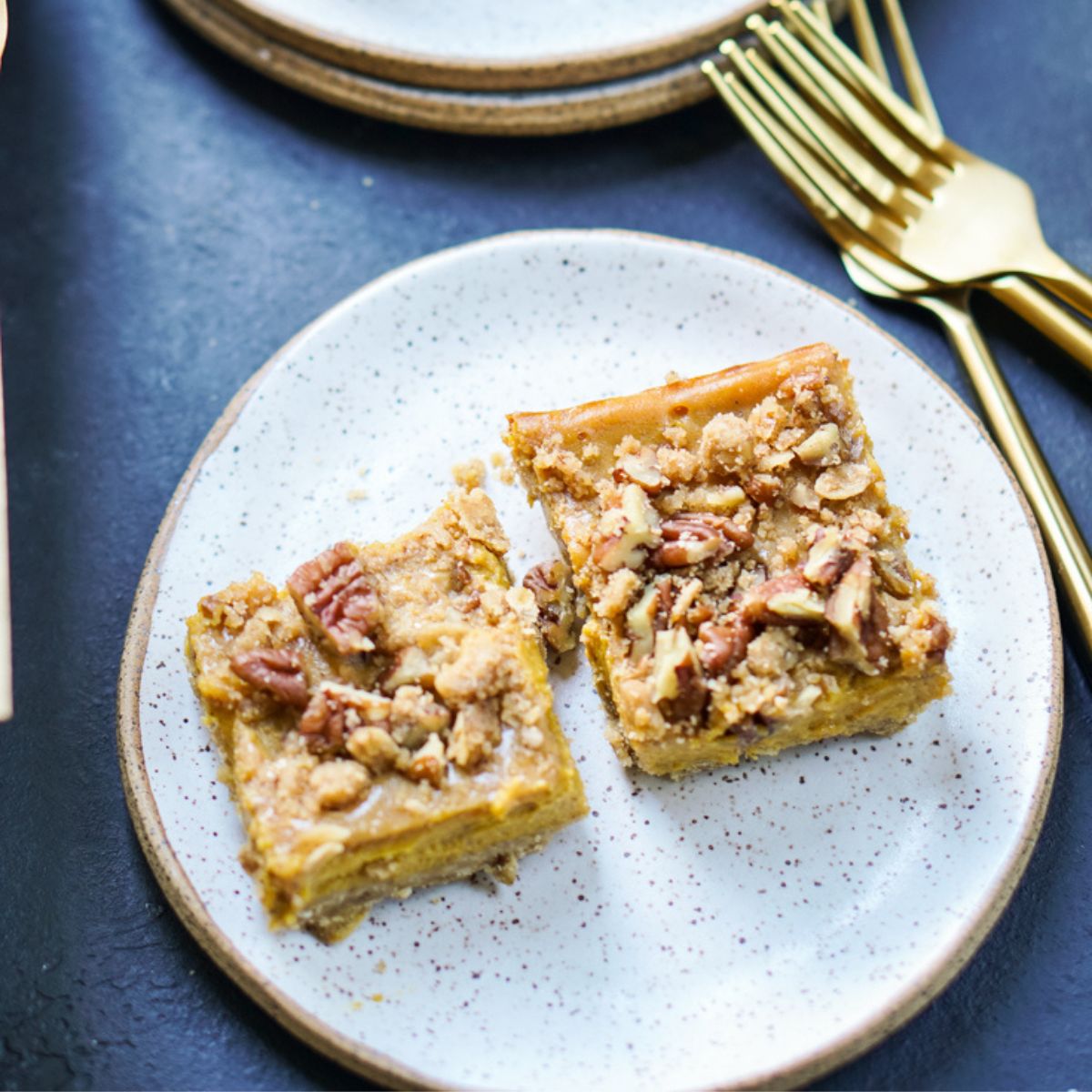 Pumpkin Pecan Pie Bars - Cooking Curries